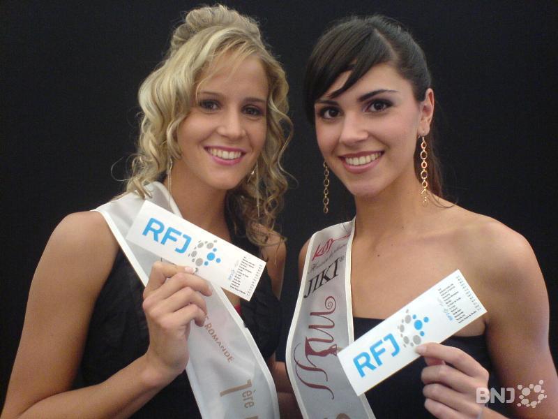 Miss Suisse Romande 2007 sur le stand RFJ au Comptoir delémontain - RFJ ...
